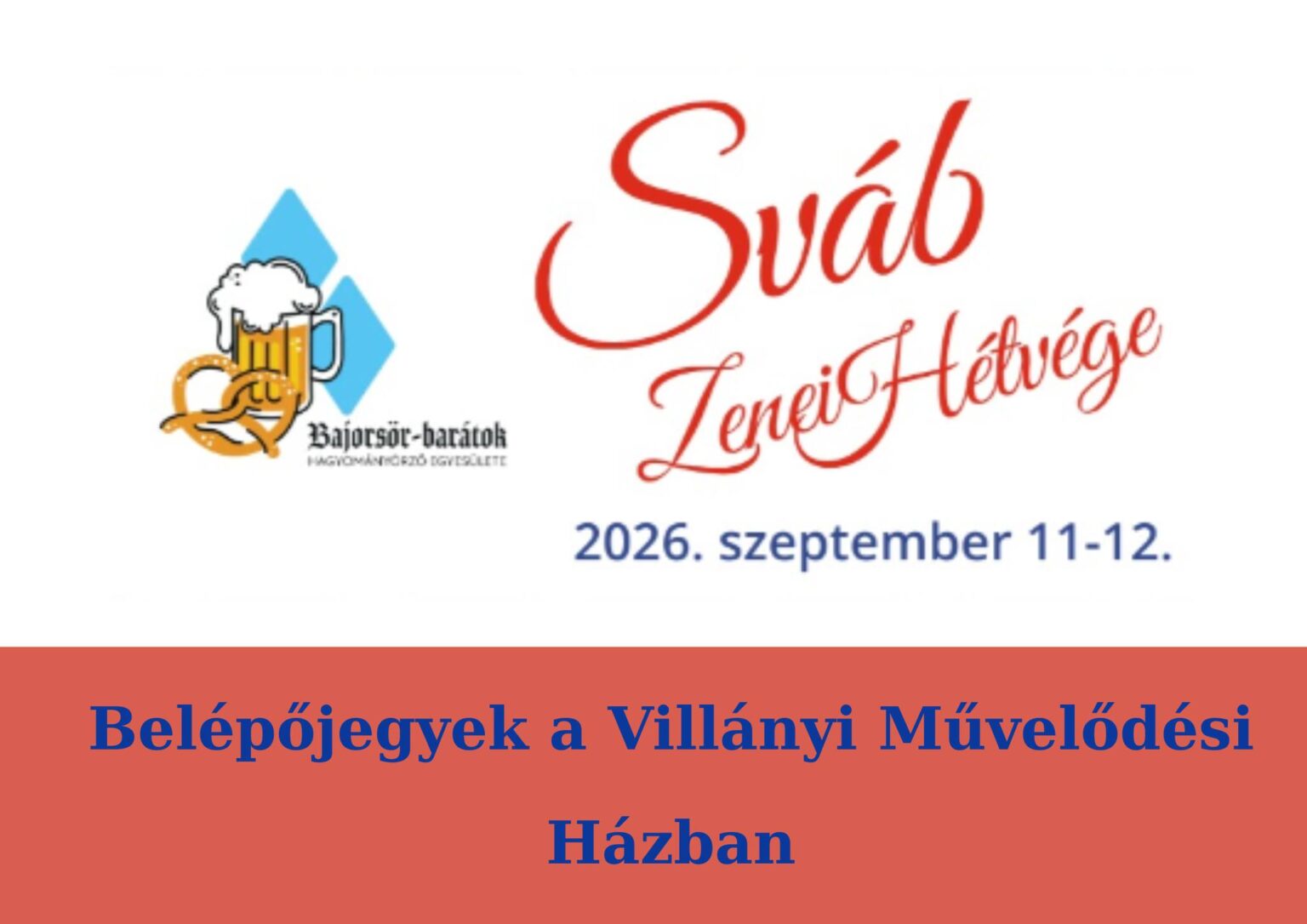 Sváb Zenei Hétvége 2026 - Xavin Hotel Harkány